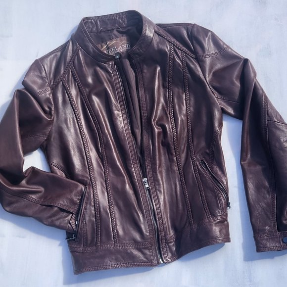 Overland | Jackets & Coats | Leather Jacket By Overland | Poshmark